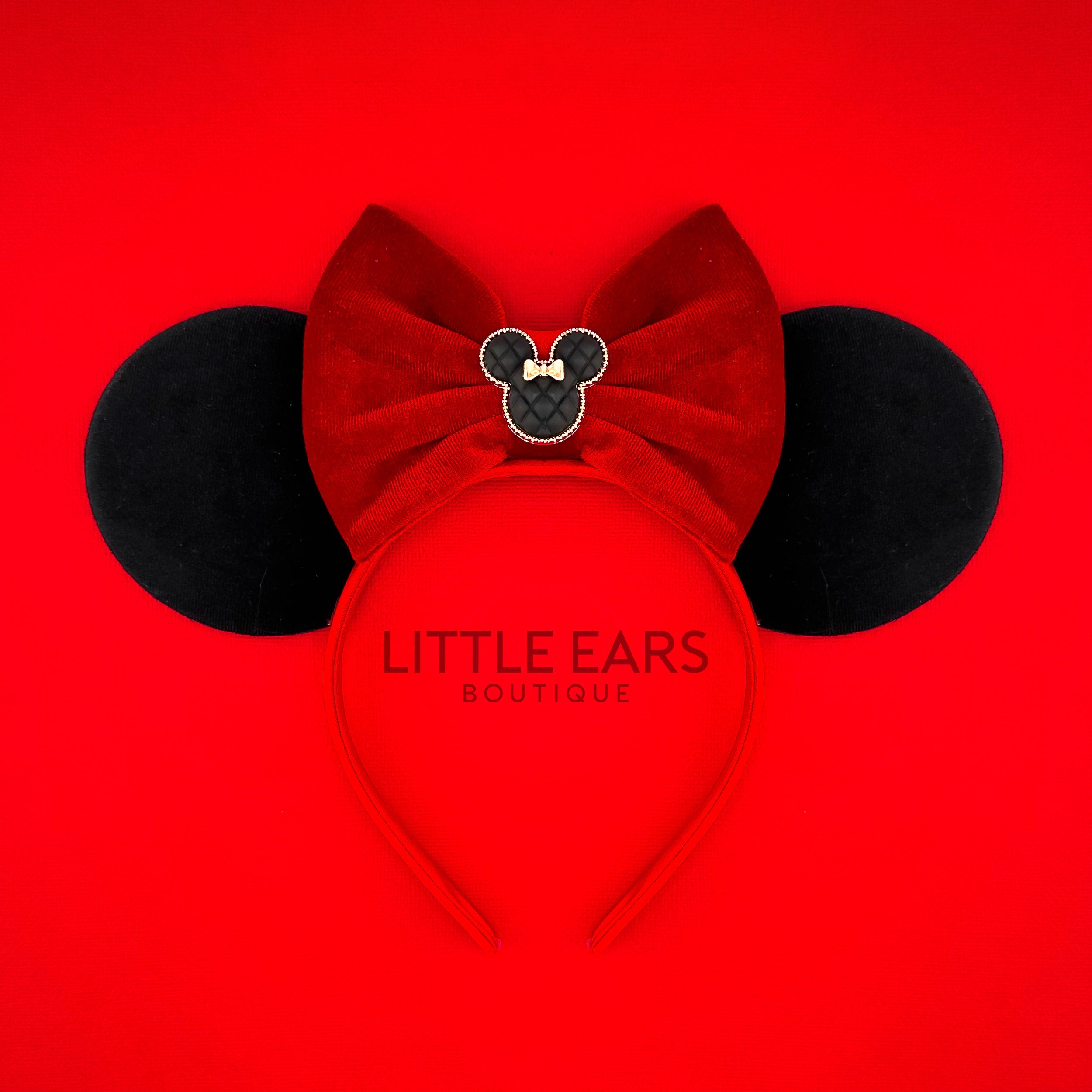 Christmas Green Mickey Ears - Mouse Ears Headband – Little Ears Boutique