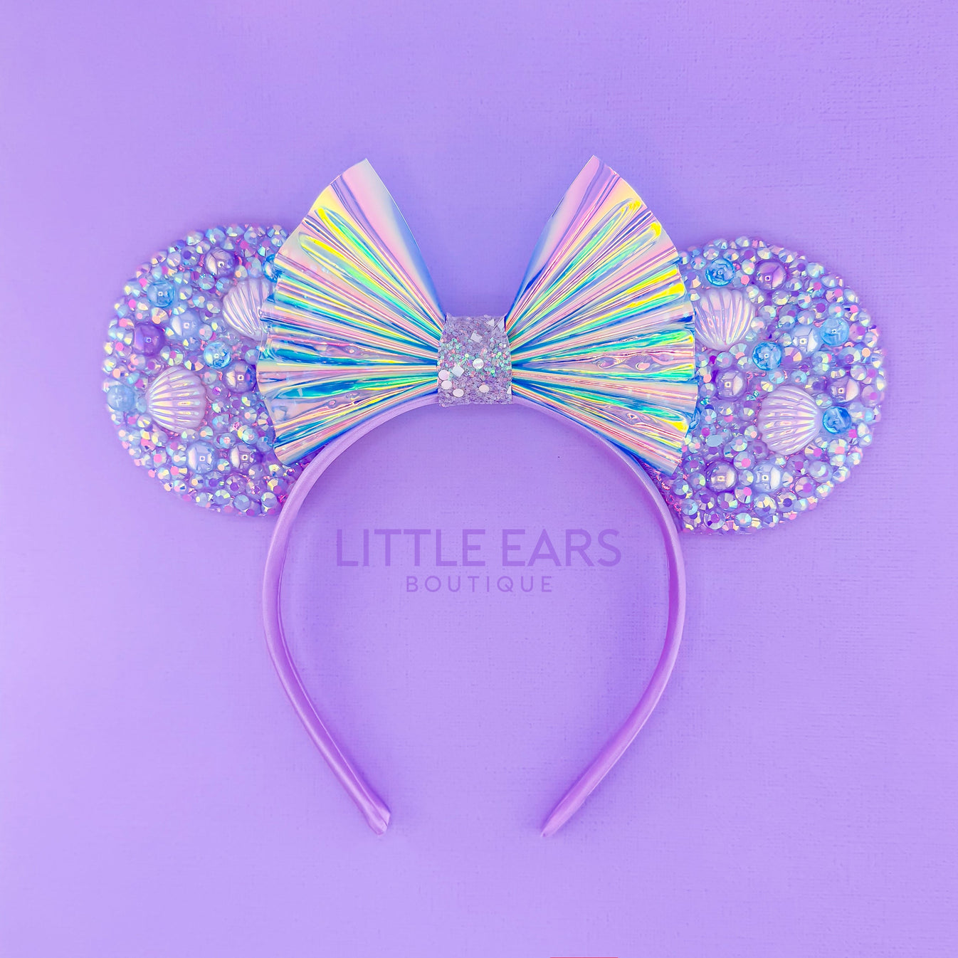 Ariel Sparkle Mickey Ears - Little Mermaid Sparkle Ears - Mouse Ears ...
