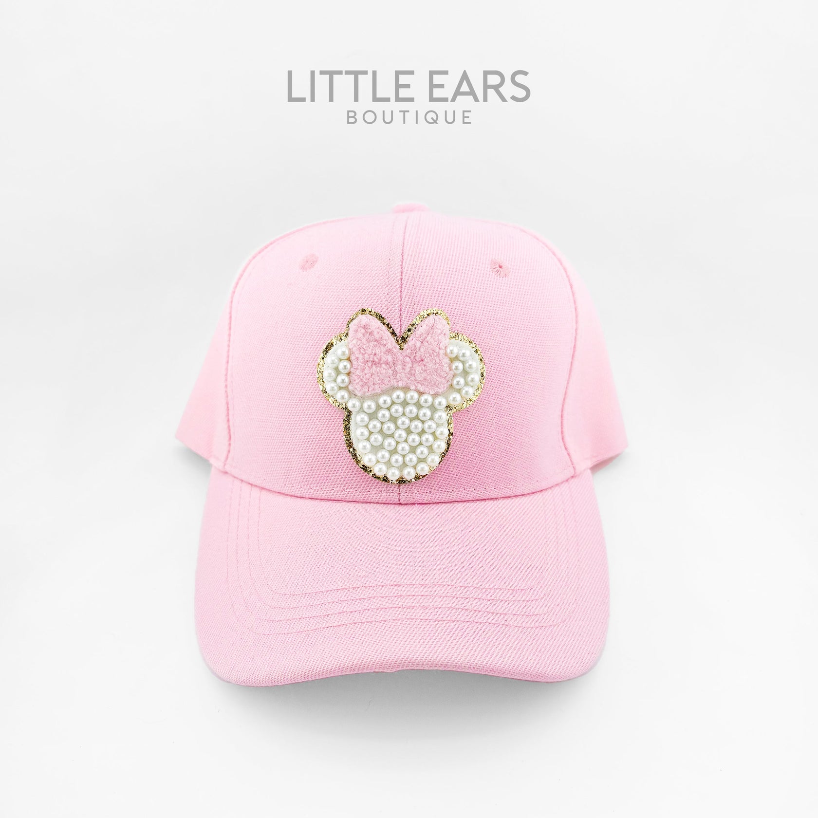 Pink Pearls Mickey Hat - Mouse Ears Headband - Minnie Hat with Pealrs ...