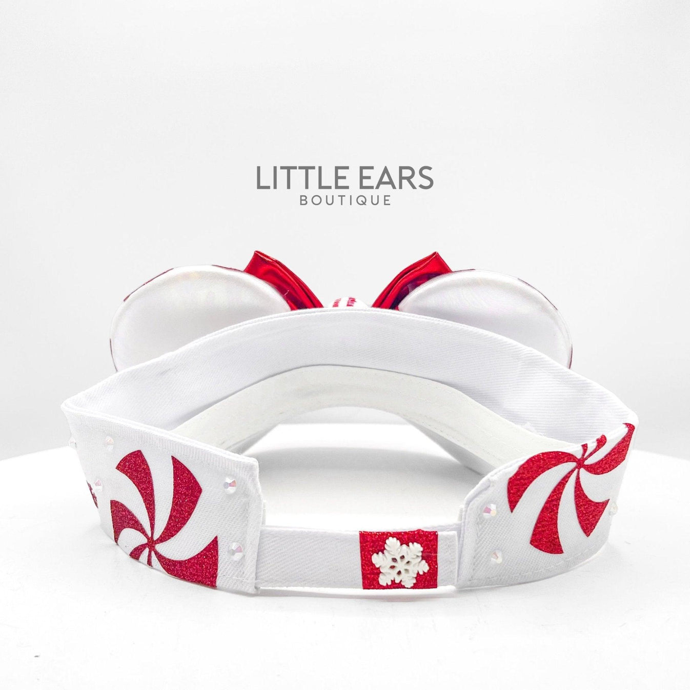 Peppermint Mickey Visor - Mouse Ears Headband – Little Ears Boutique