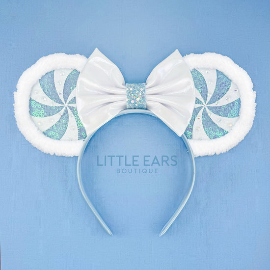 Christmas Peppermint Mickey Ears - Christmas Mickey Ears - Mouse Ears ...