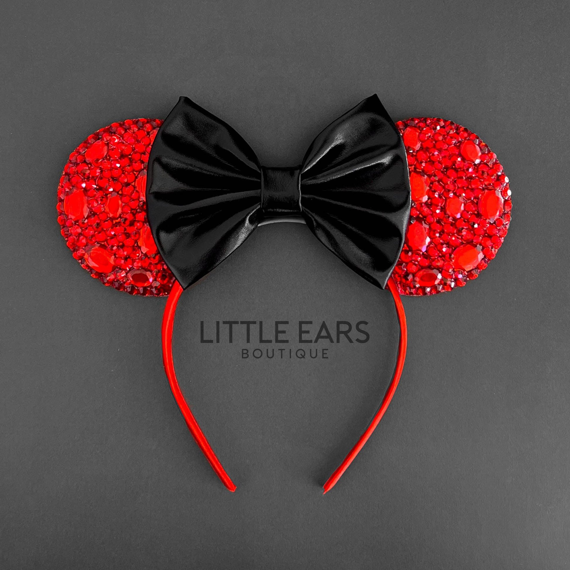 Red Sparkle Mickey Ears - Mouse Ears Headband – Little Ears Boutique