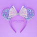 White Iridescent Sparkle Mickey Ears - Mouse Ears Headband – Little ...